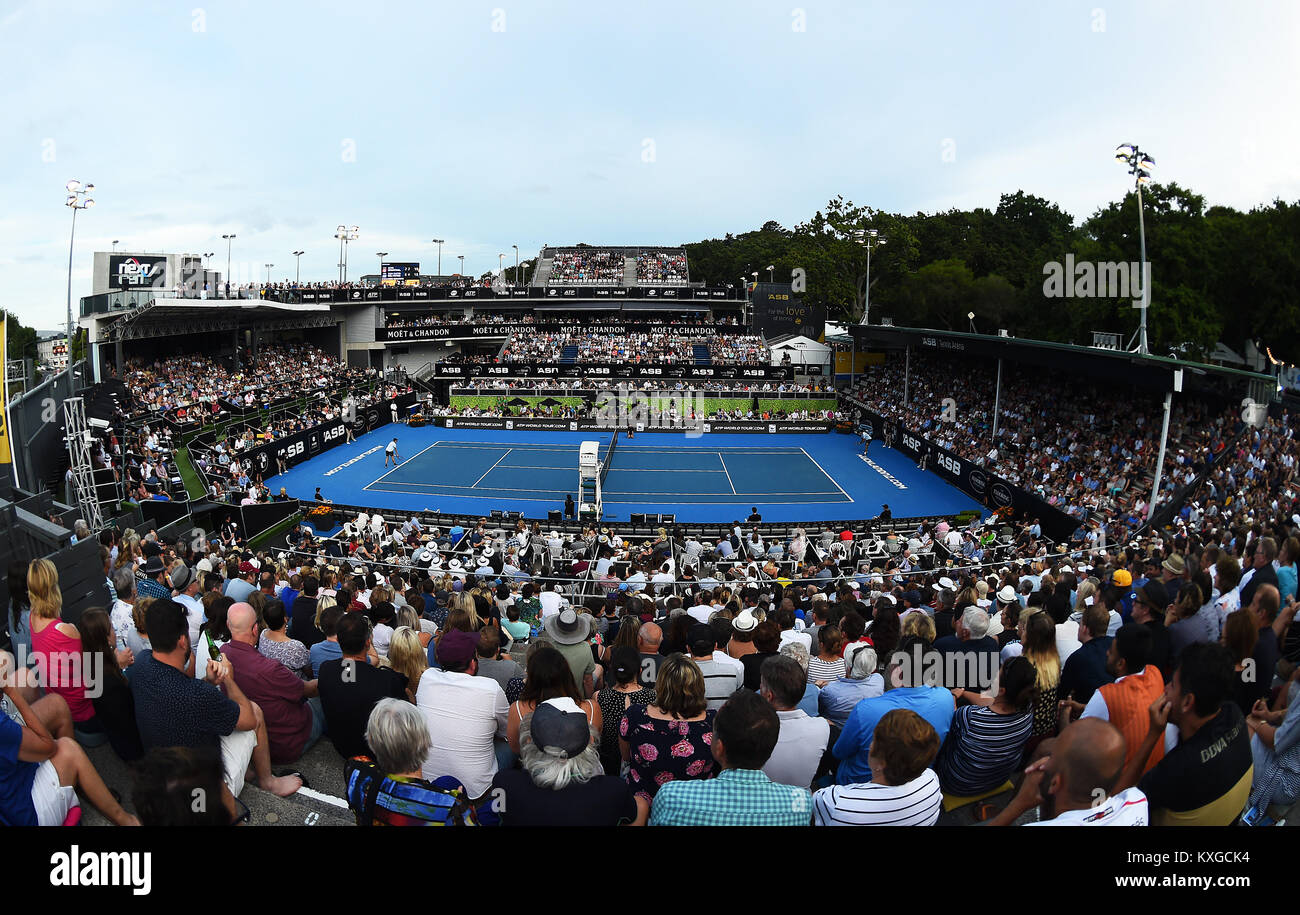 Auckland, New Zealand. 10th January 2018, ASB Tennis Centre, Auckland ...