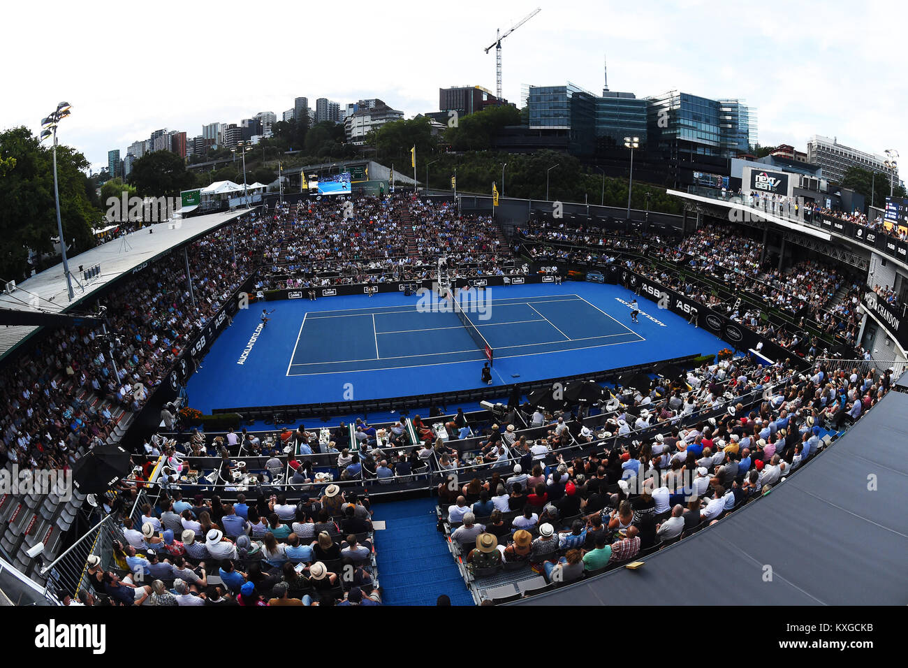 Auckland, New Zealand. 10th January 2018, ASB Tennis Centre, Auckland, New Zealand; ASB Classic ...