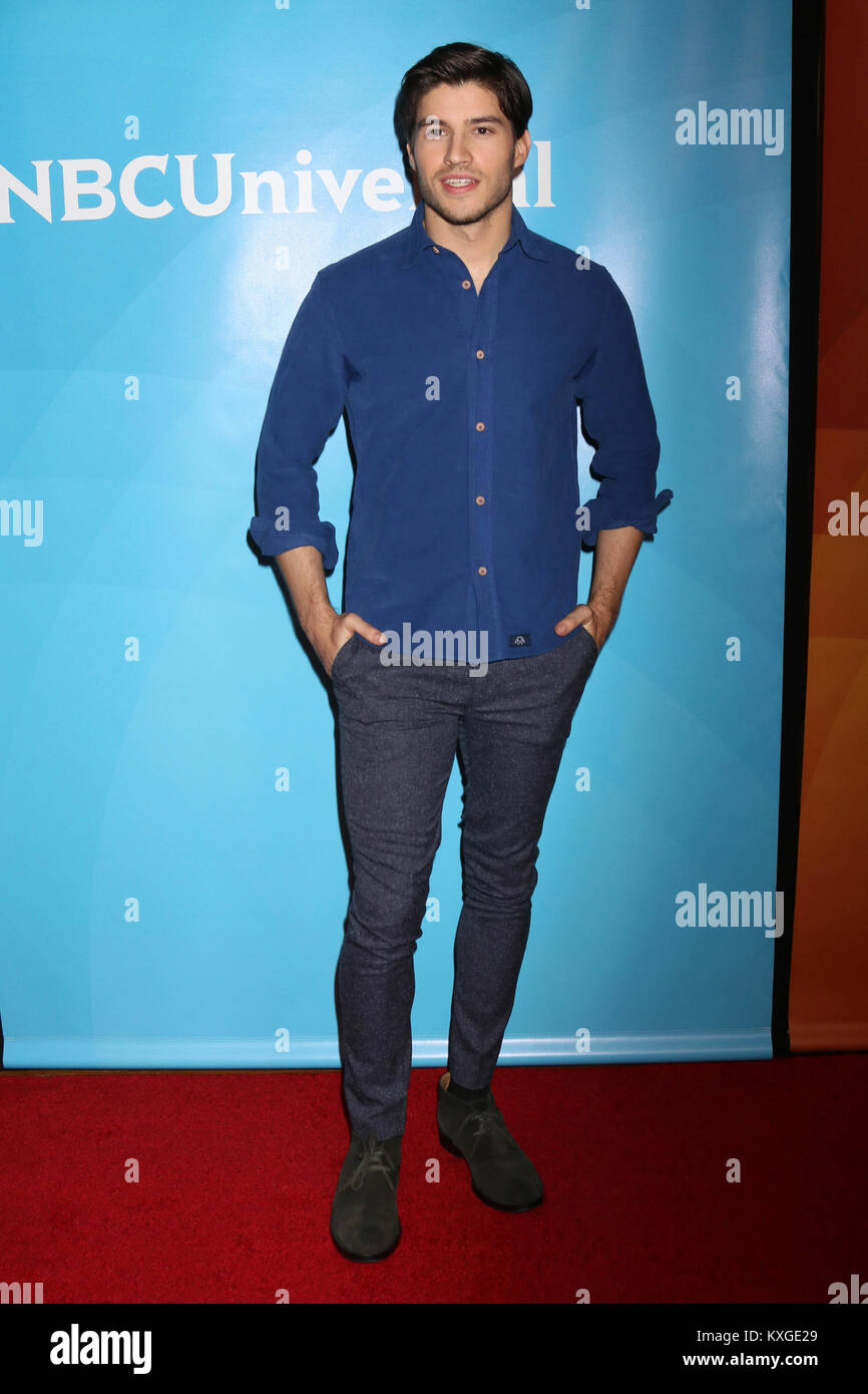 Pasadena, Ca. 09th Jan, 2018. Cameron Cuffe at the 2018 NBCUniversal ...