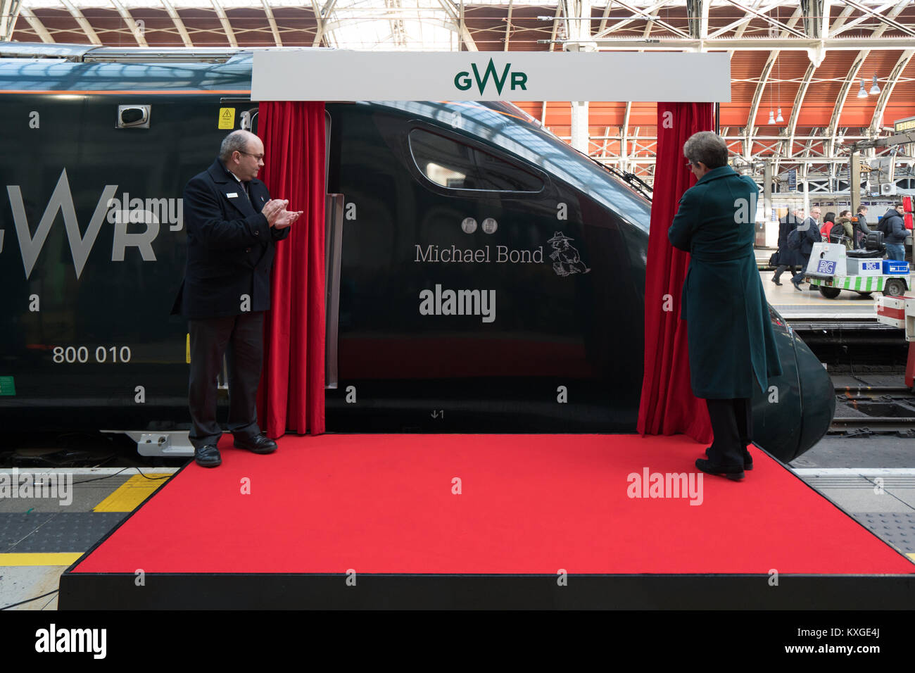 London, UK. 10 January 2018. Mark Hopwood, managing director of GWR, at ...