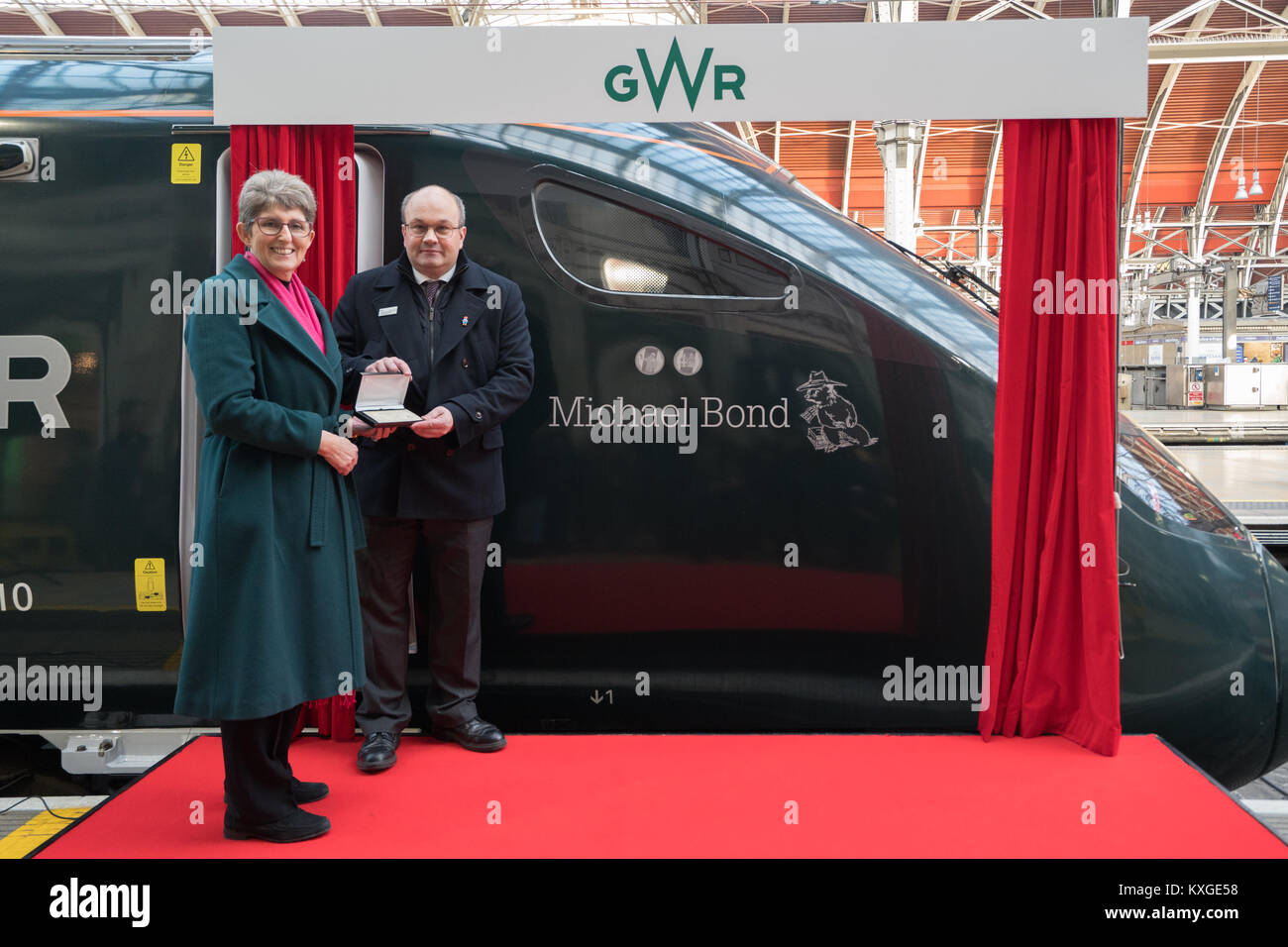 London, UK. 10 January 2018. Mark Hopwood, managing director of GWR, at ...