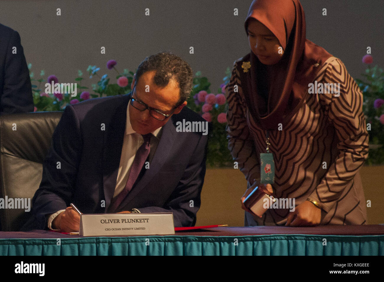 Putrajaya, Kuala Lumpur, Malaysia. 10th Jan, 2018. Oliver Plunkett seen ...
