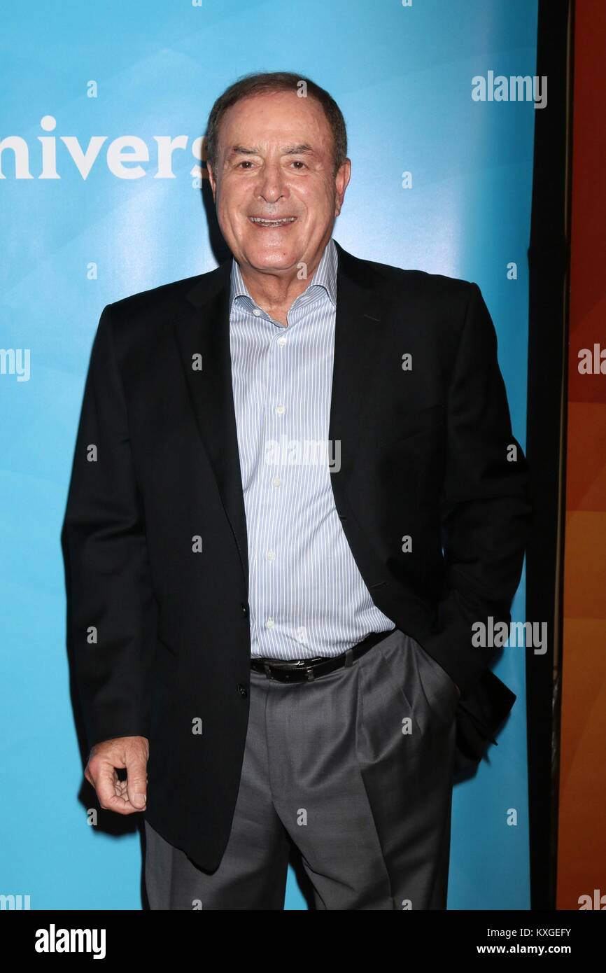 Pasadena, CA. 9th Jan, 2018. Al Michaels at arrivals for NBC Universal ...