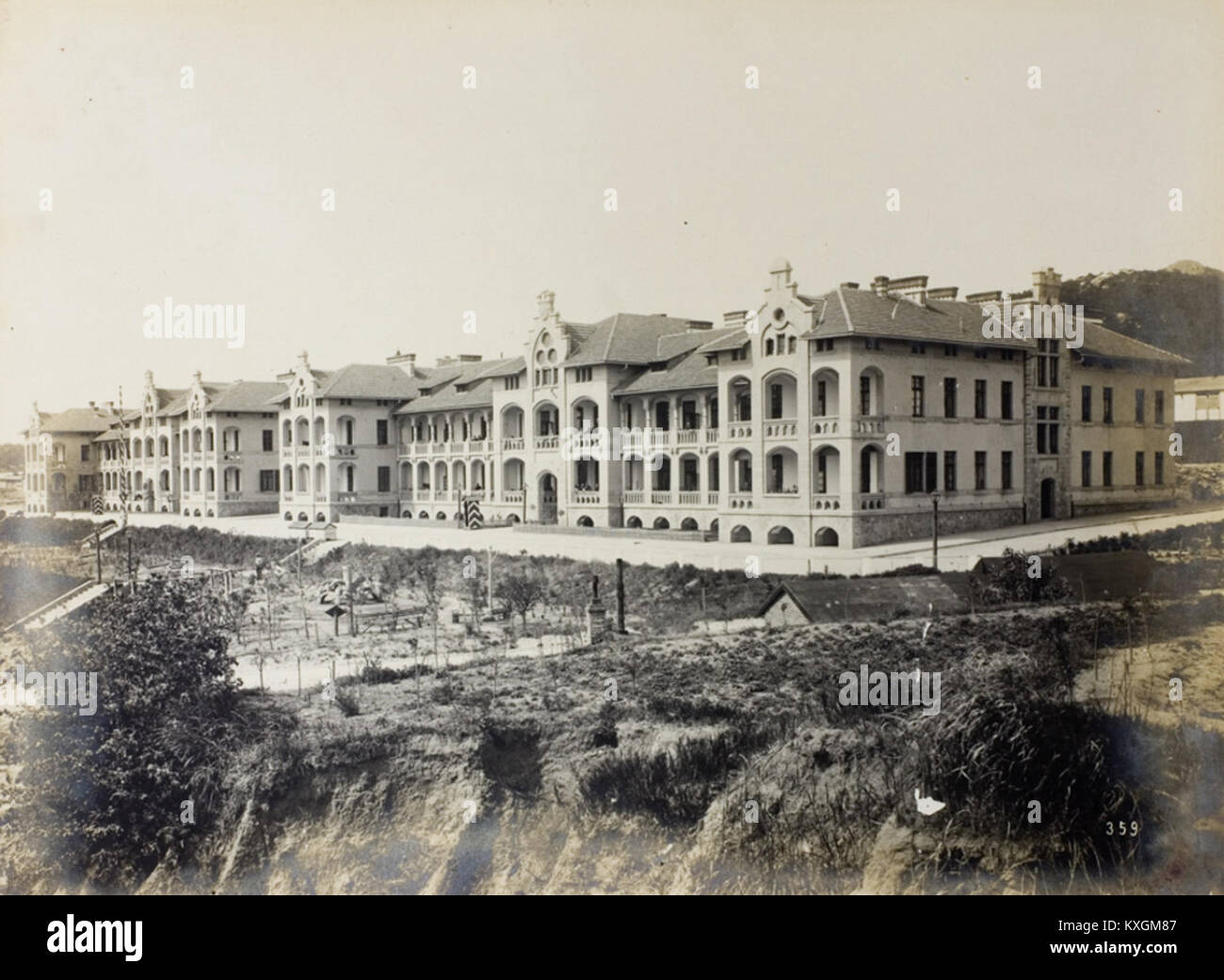 The Bismarck Barracks in Qingdao, a German military facility built ...
