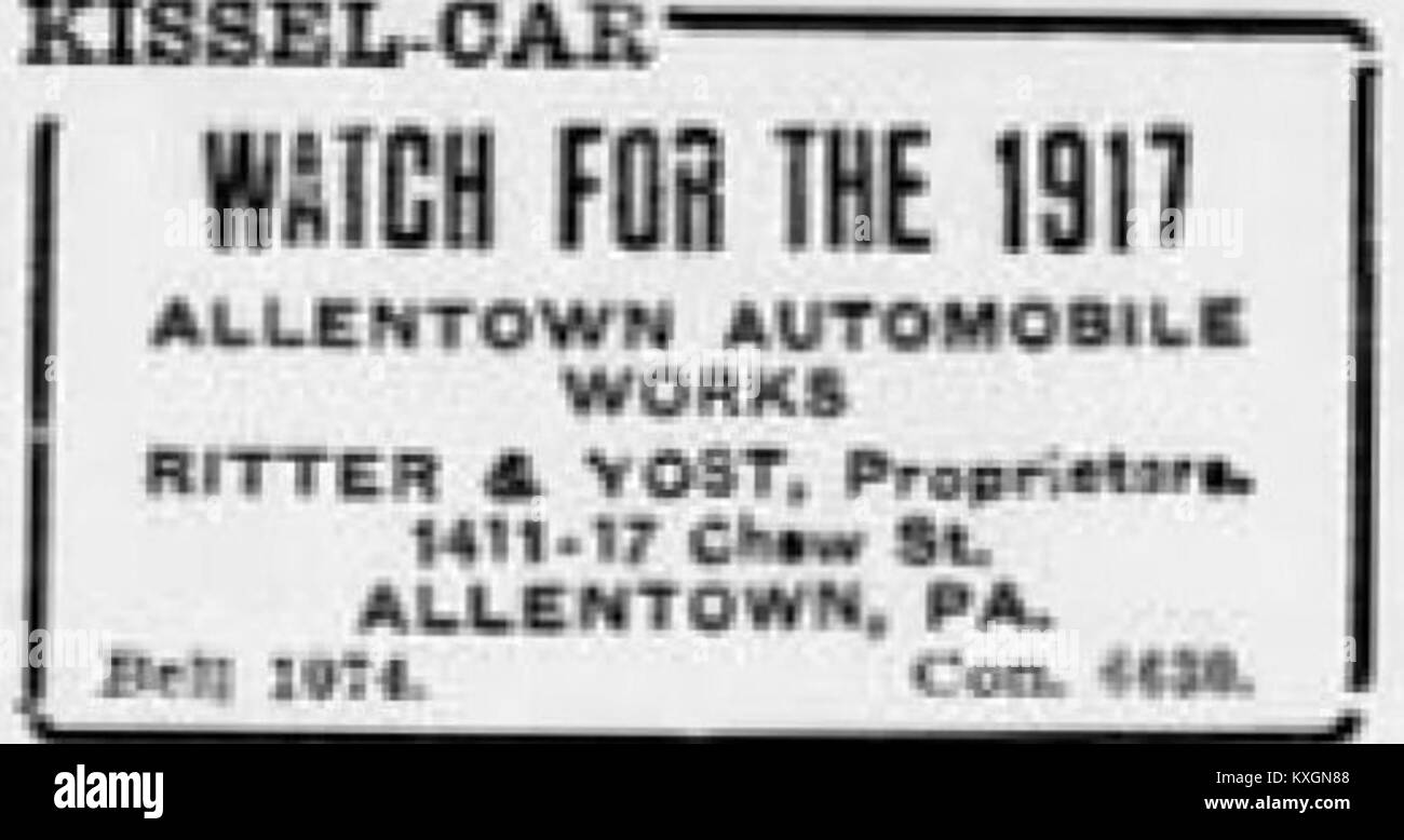1917 - Ritter & Yost Company Newspaper Ad3 Allentown PA Stock Photo - Alamy 1917 - Ritter & Yost Company Newspaper Ad3 Allentown PA Stock Photo - Alamy