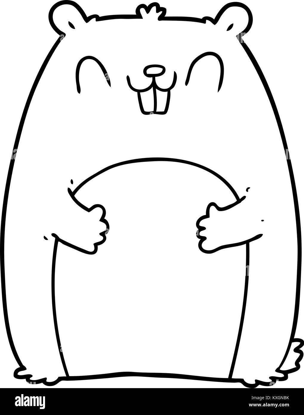 cartoon happy gopher Stock Vector Image & Art - Alamy