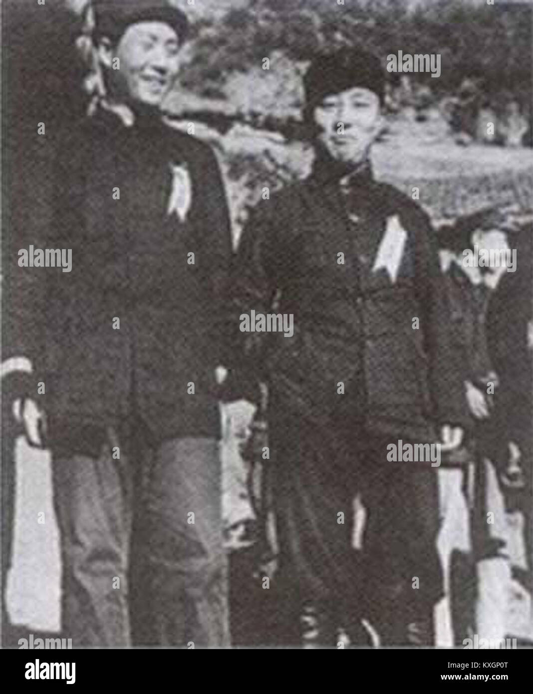 1937 Mao Zedong Wang Ming in Yan'an Stock Photo - Alamy