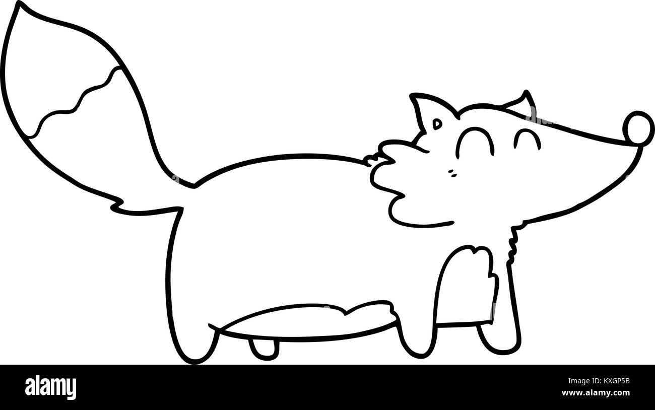 fat cartoon fox Stock Vector Image & Art - Alamy