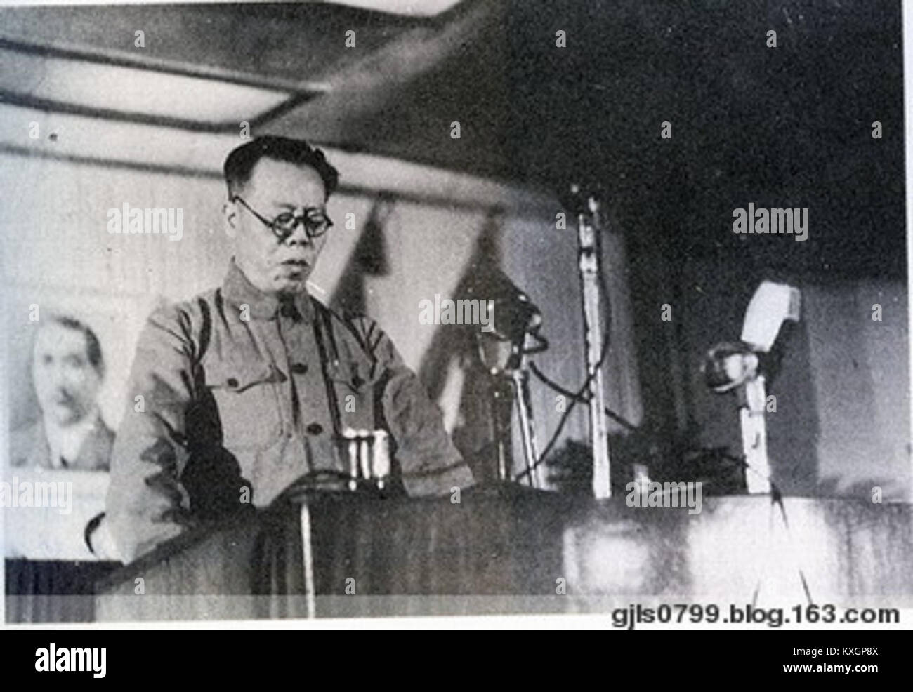 This photograph from 1949 shows Li Lisan, a senior Chinese Communist ...