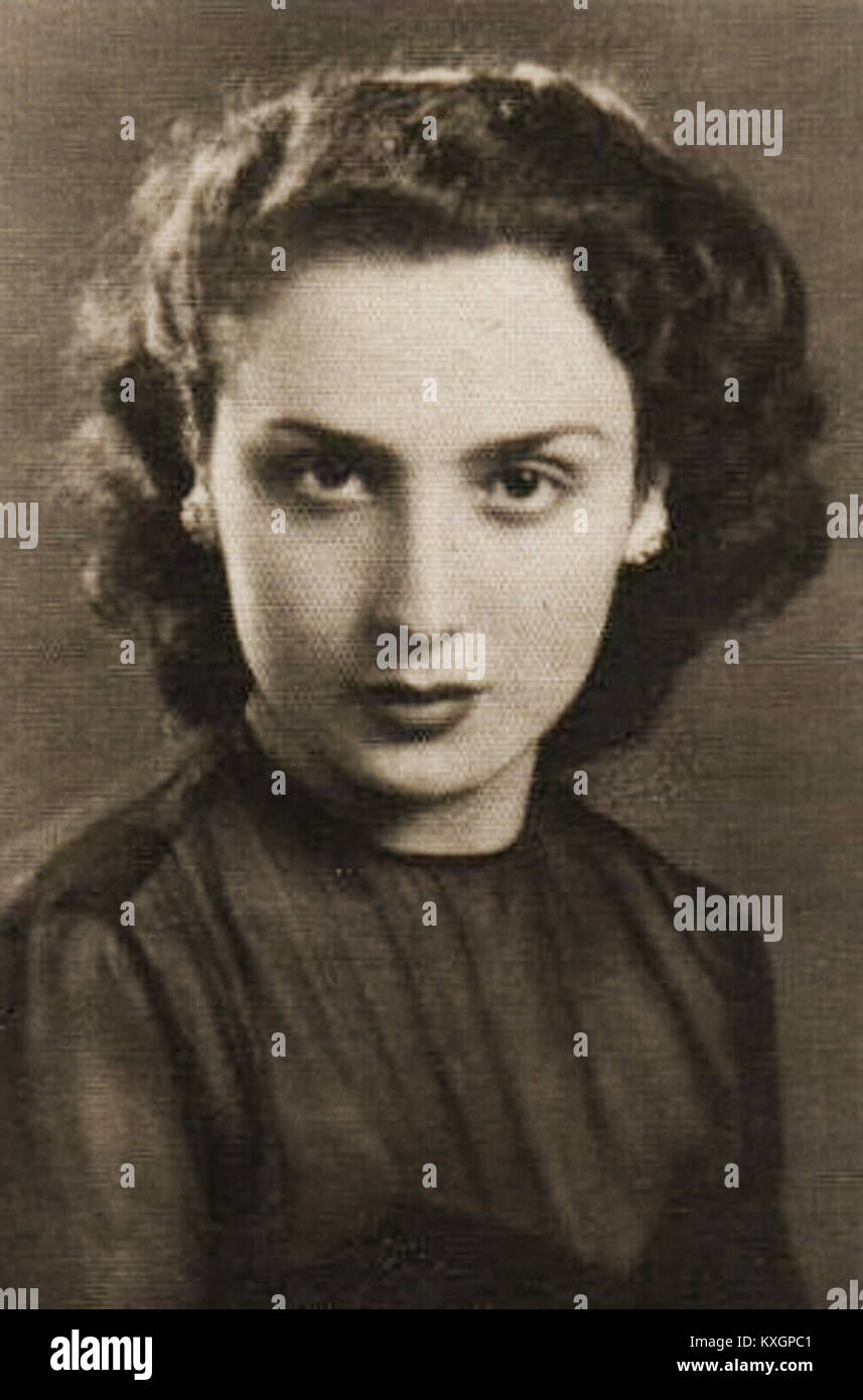 A 1950s portrait of Lebanese singer Lara Kayrouz, also known by her ...