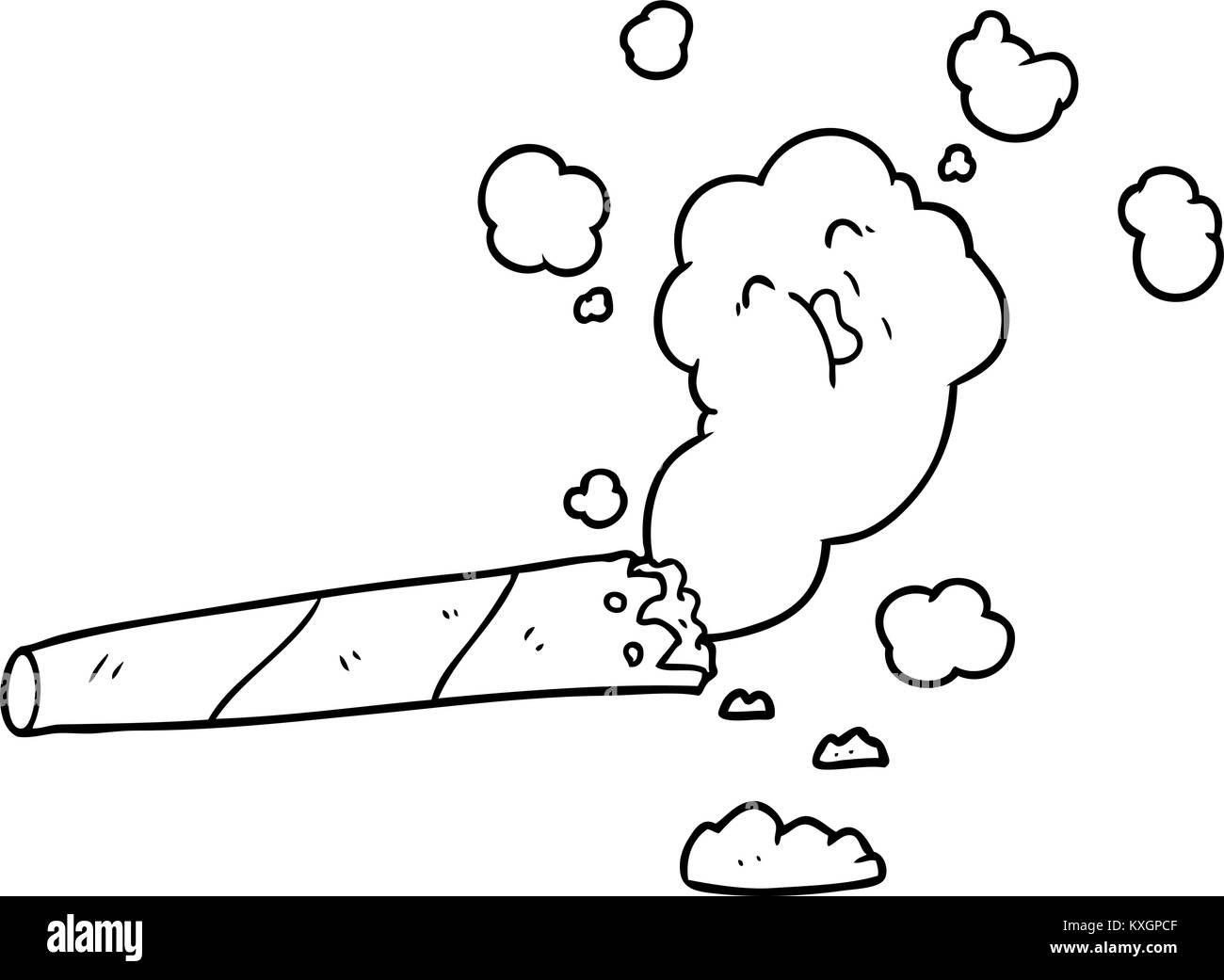 Hand Cigarette Drawing High Resolution Stock Photography and Images - Alamy