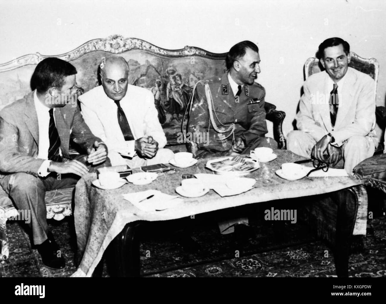1953 Iranian coup d'état - Zahedi After coup d'état with US Authorities ...
