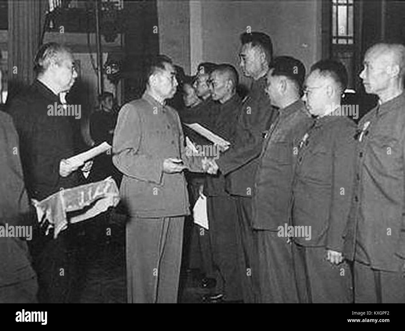 This image captures a scene from 1955, offering a glimpse into the ...