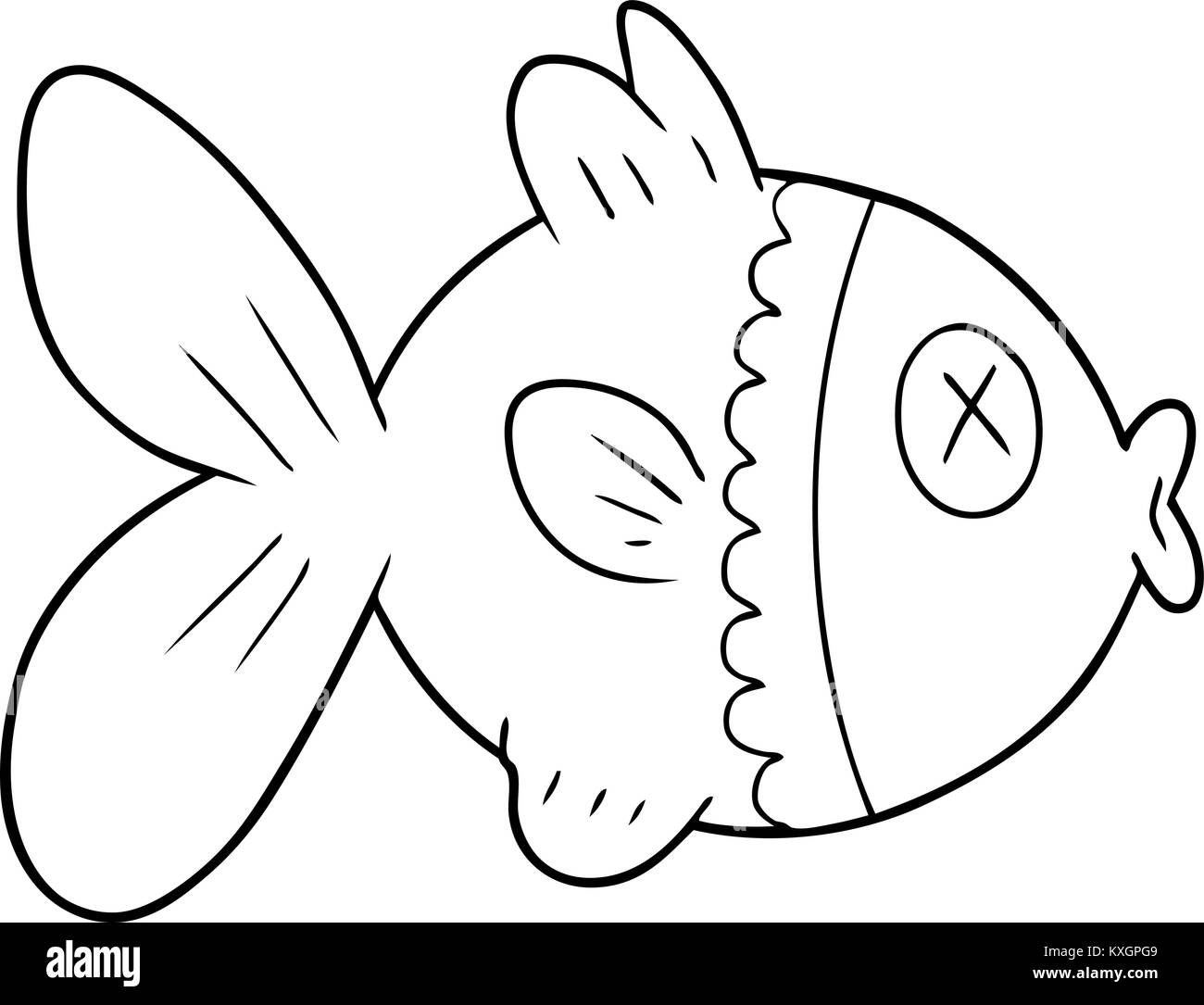 Dead Goldfish Clipart