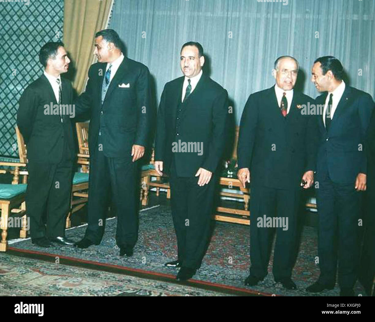 The 1964 Arab League Summit in Alexandria brought together Arab leaders ...