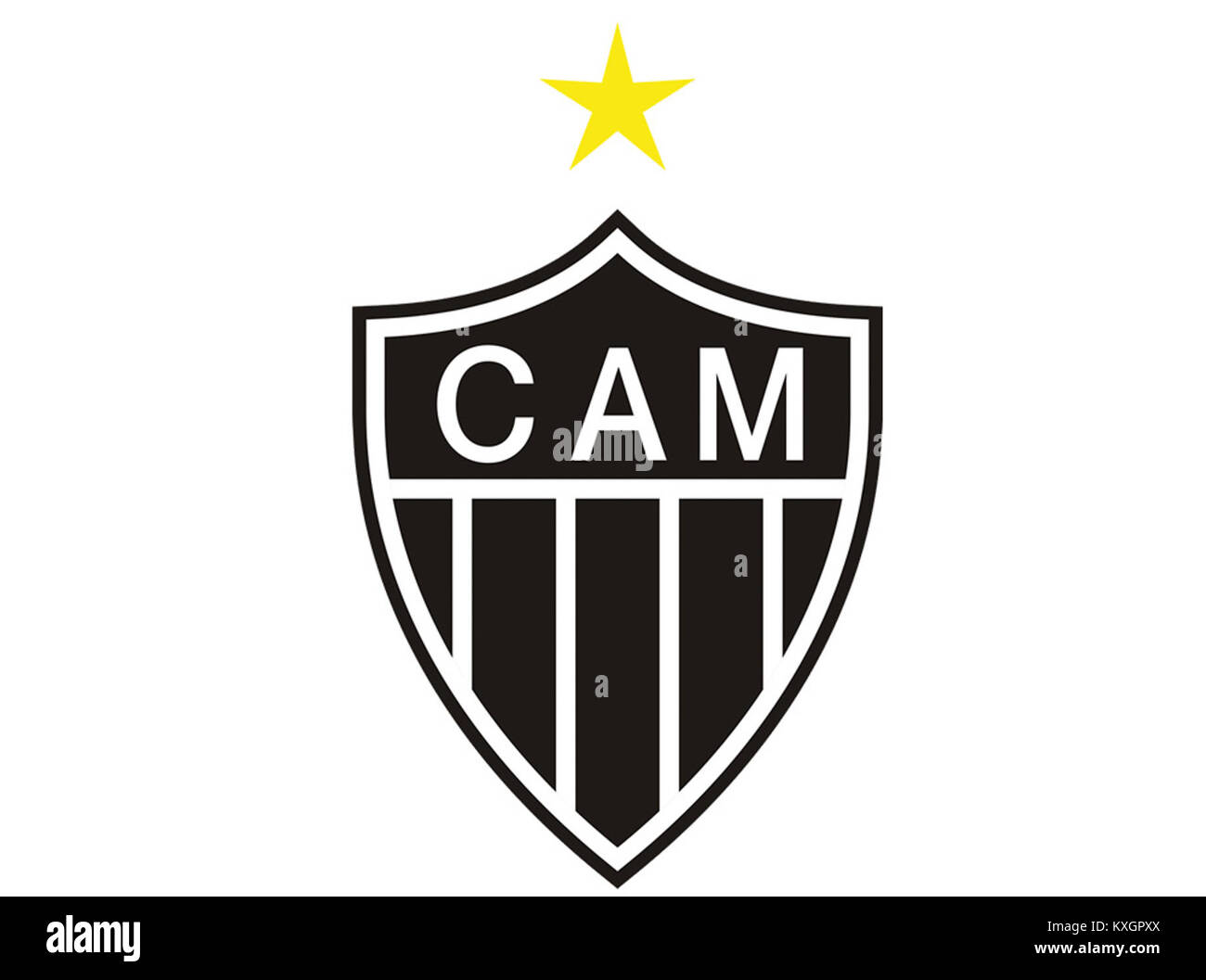 The 1980 crest of Clube Atlético Mineiro, a prominent Brazilian ...