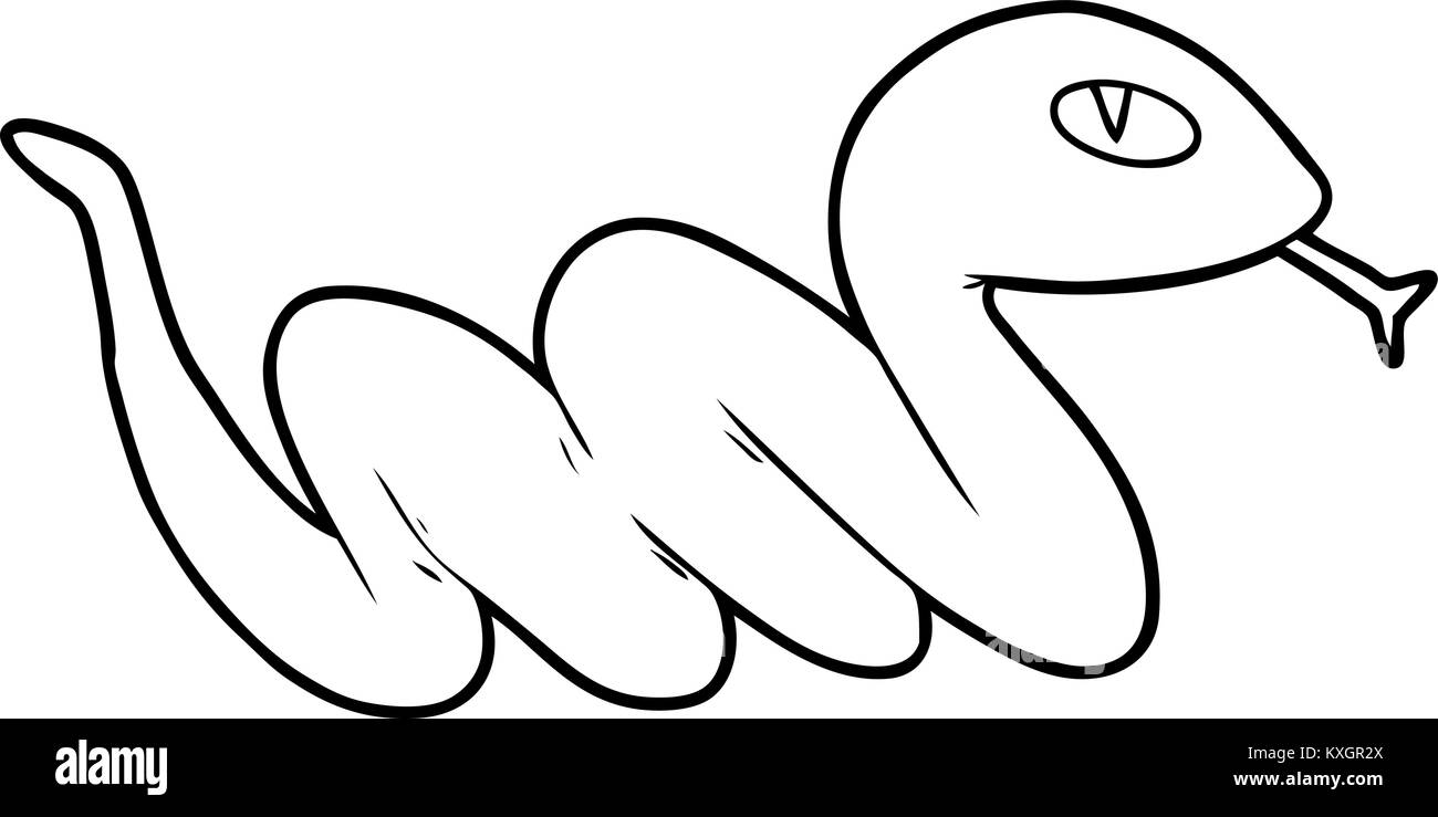 cartoon slithering snake Stock Vector Image & Art - Alamy