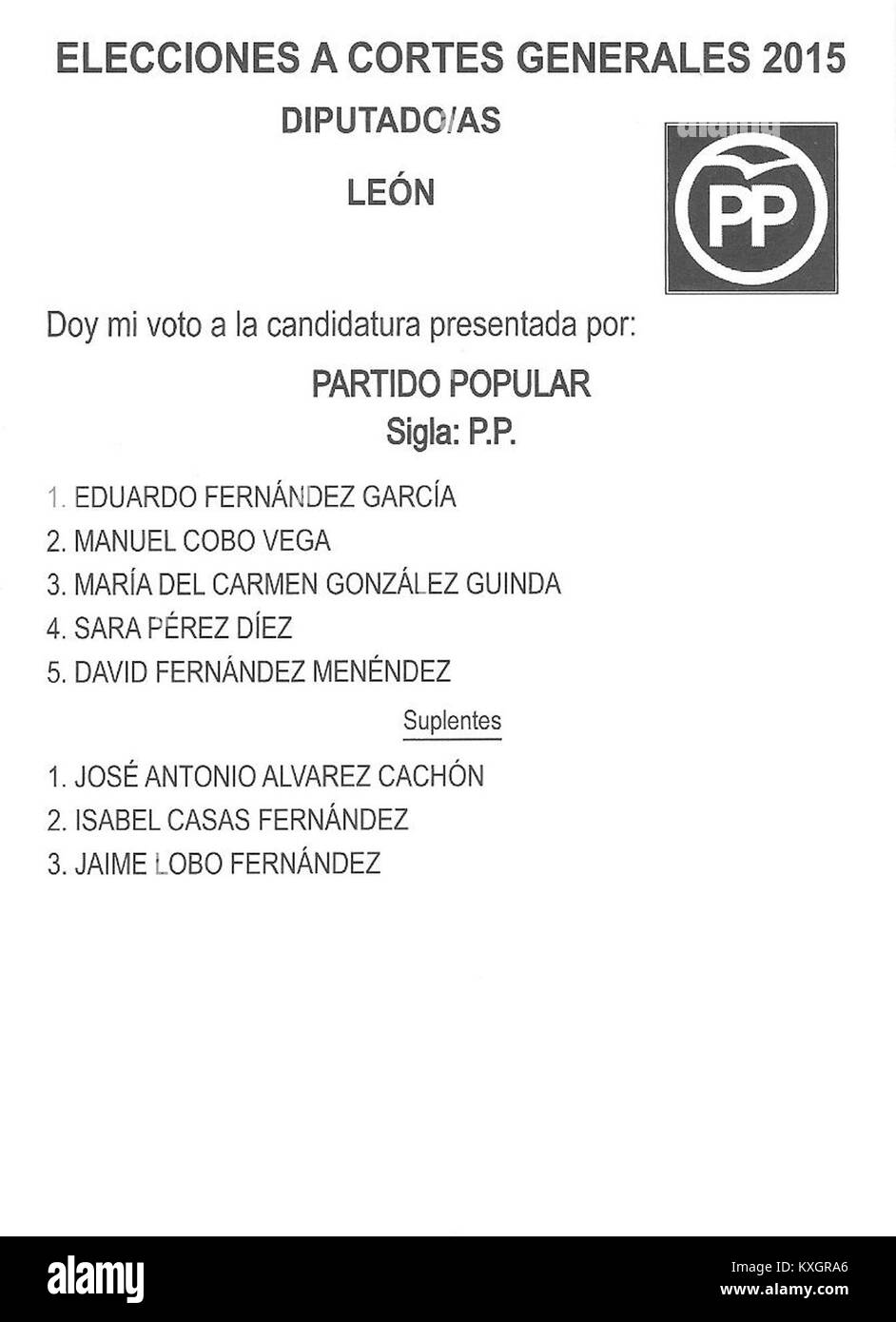 Leon election hi-res stock photography and images - Alamy