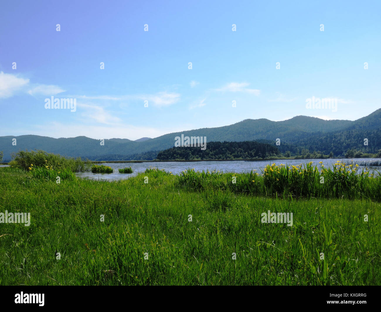 This photograph captures a stunning view of Slivnica and Cerknisko ...