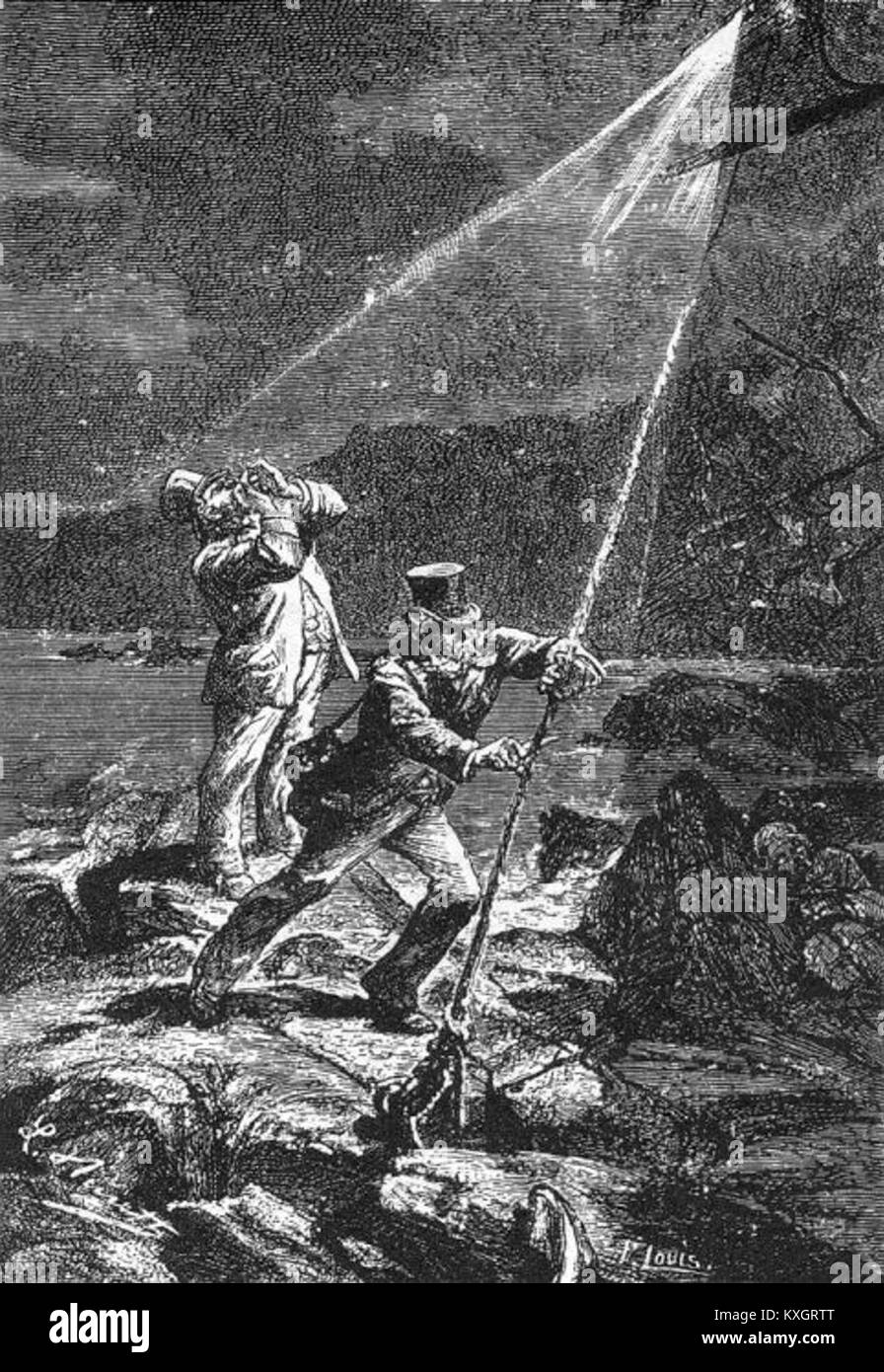 Jules verne book covers hi-res stock photography and images - Alamy