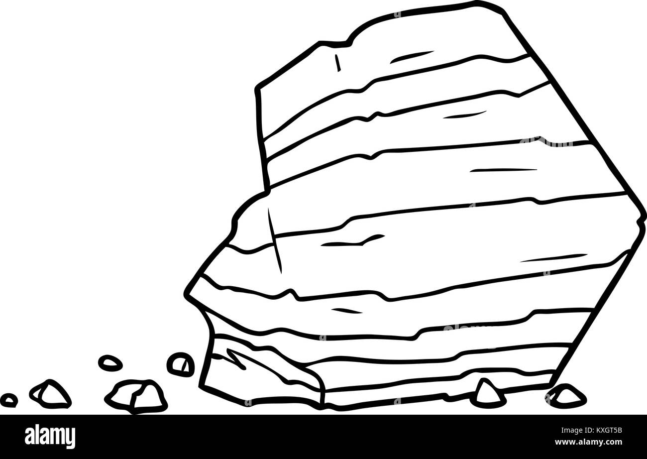 Cartoon Large Rock High Resolution Stock Photography and Images - Alamy