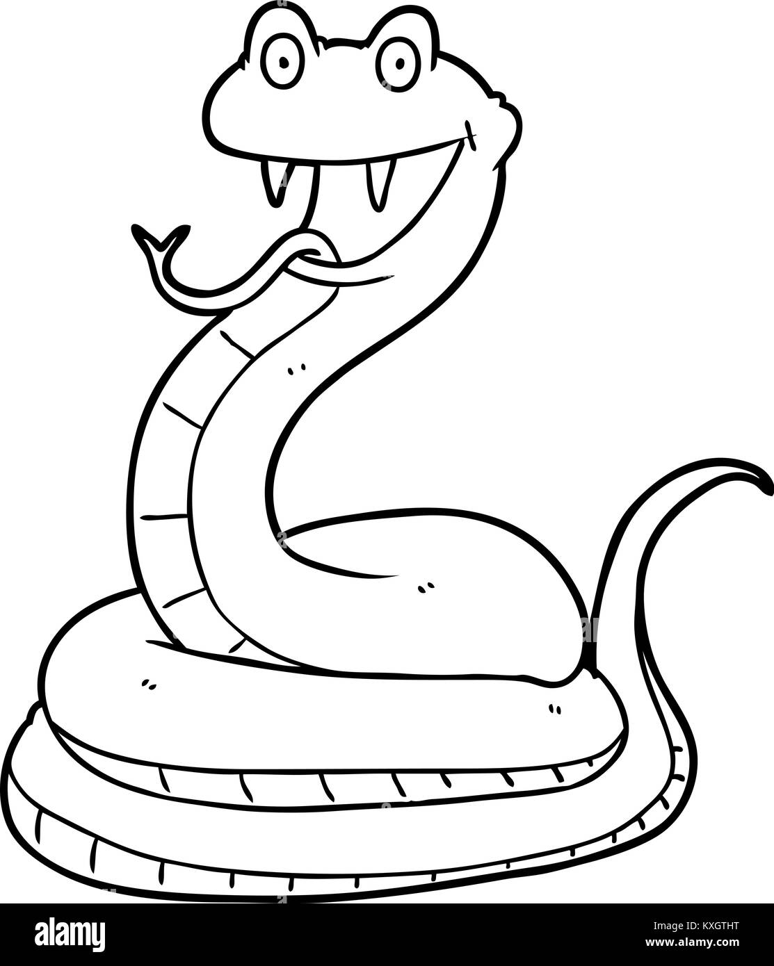 cartoon happy snake Stock Vector Image & Art - Alamy