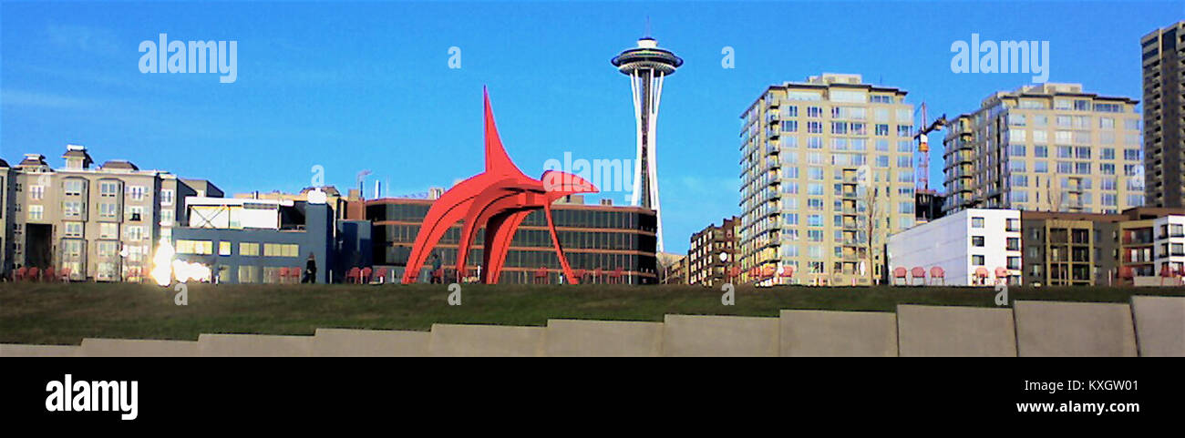 A photograph of Alexander Calder’s sculpture «Eagle» installed at the ...