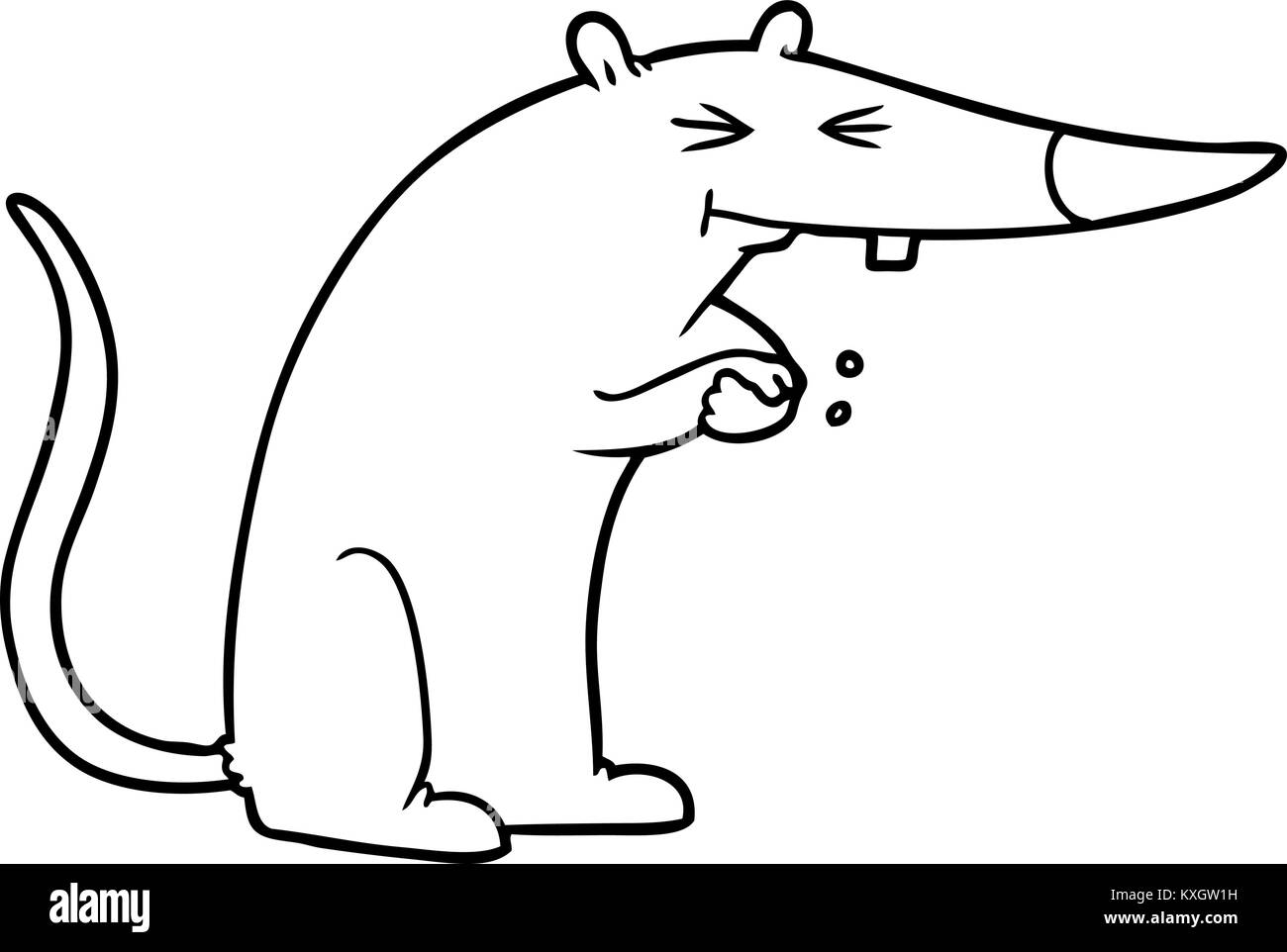cartoon sneaky rat Stock Vector Image & Art - Alamy