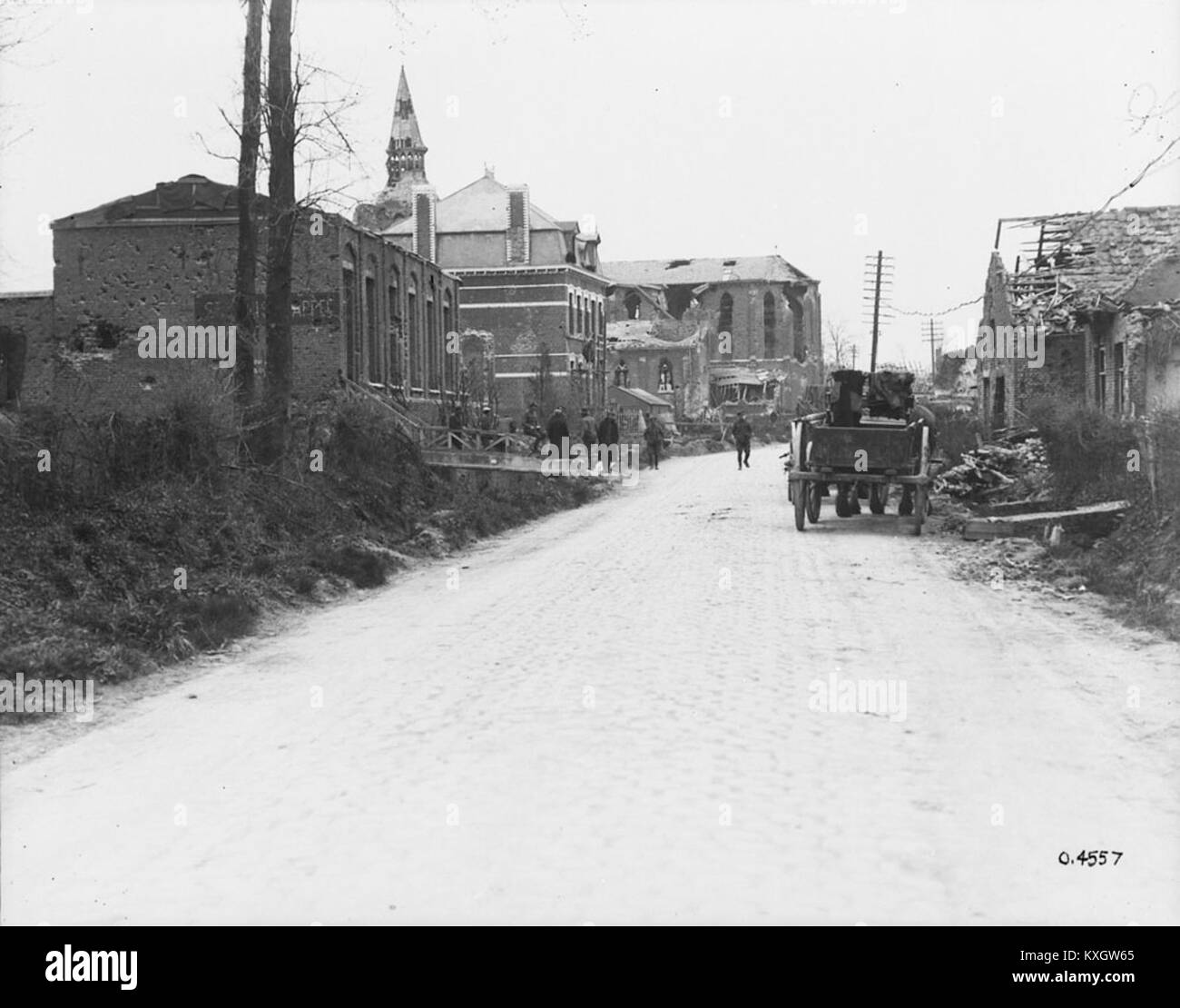 Construction site showing work Black and White Stock Photos & Images ...