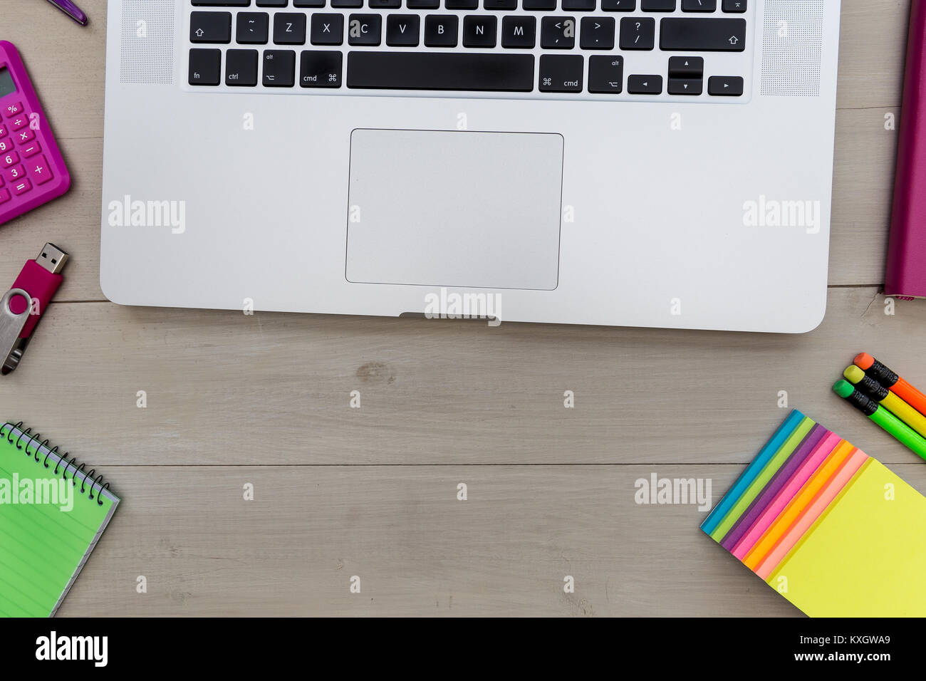 Laptop stationery hi-res stock photography and images - Alamy