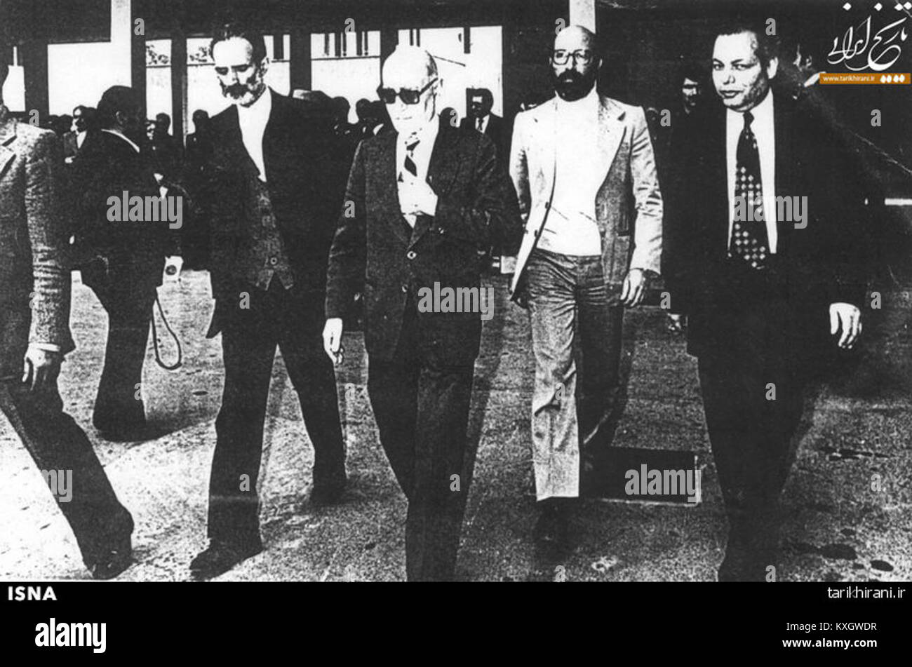 Abbas Sheibani, Mehdi Bazargan, Mostafa Chamran and Ali Akbar Moinfar ...