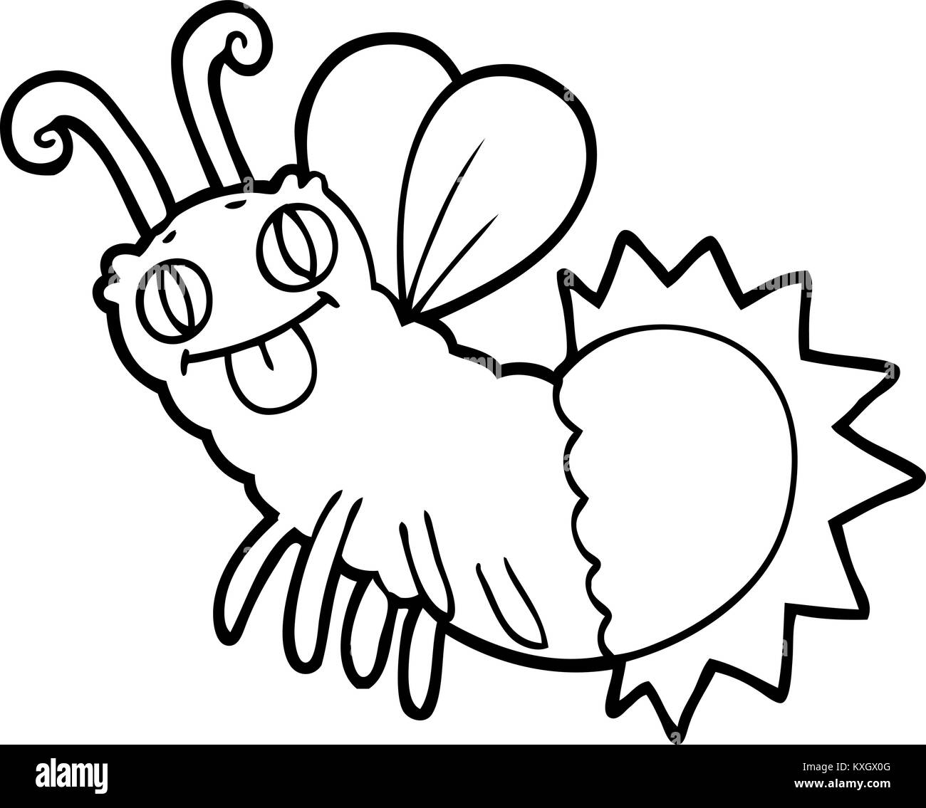 Firefly insect Black and White Stock Photos & Images - Alamy