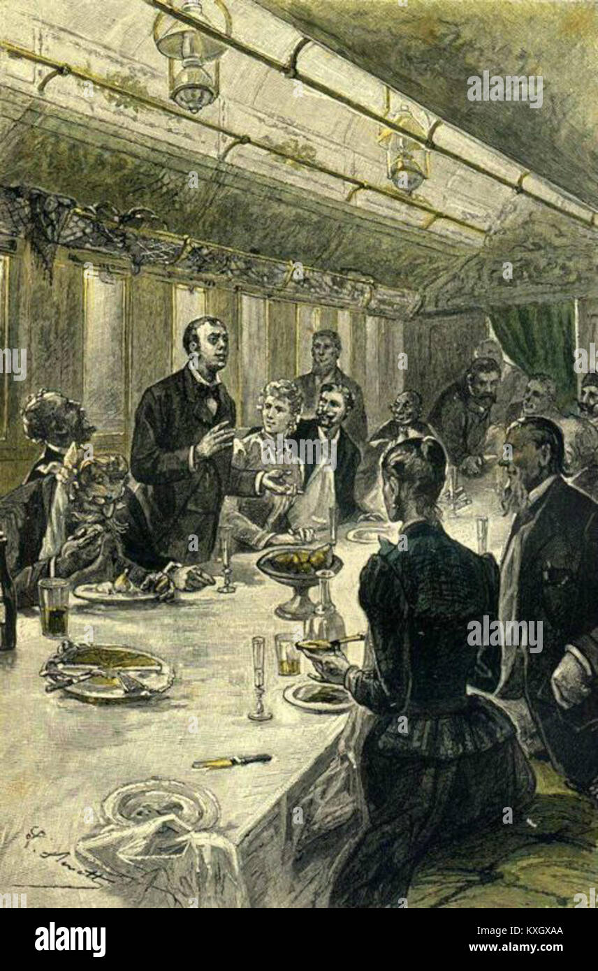 'Claudius Bombarnac' is a literary work illustrated by Léon Benett. The ...