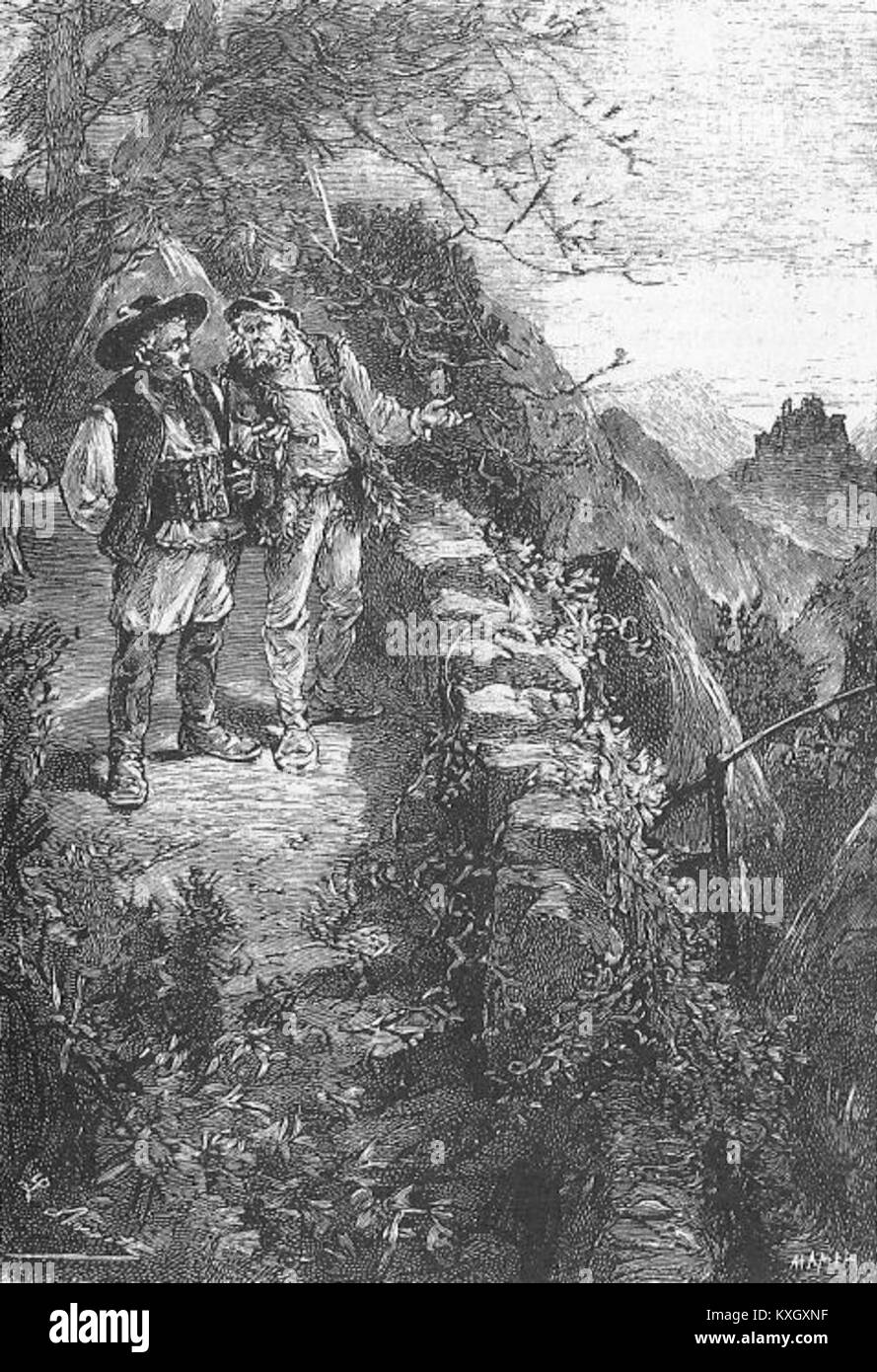A work titled The Carpathian Castle by Lön Benett, potentially a ...