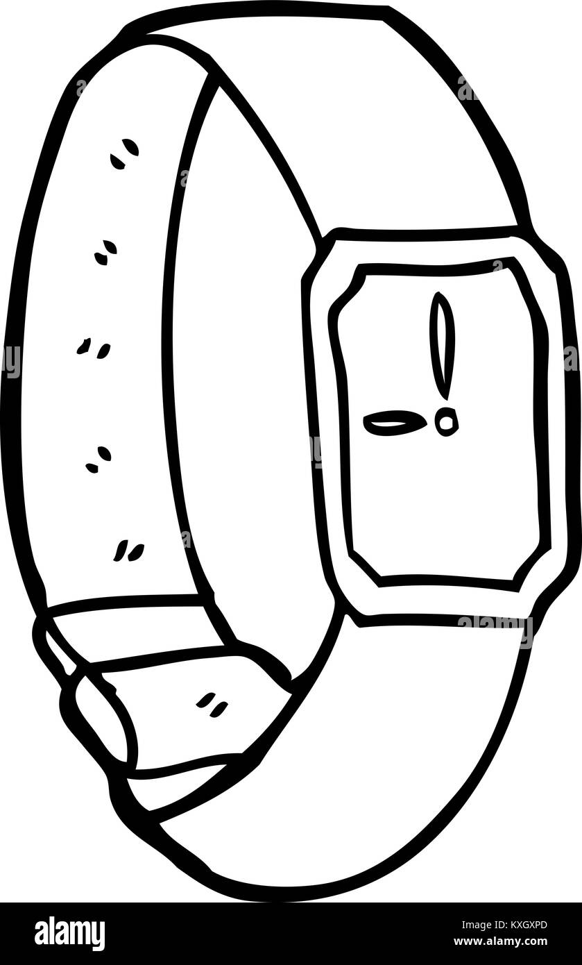 cartoon wrist watch Stock Vector Image & Art - Alamy