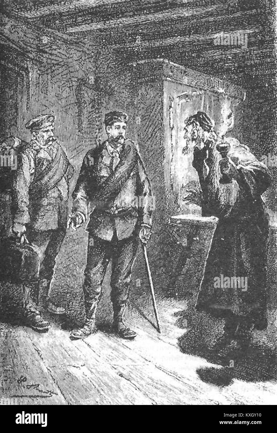 'The Carpathian Castle' by Léon Benett features illustrations that ...