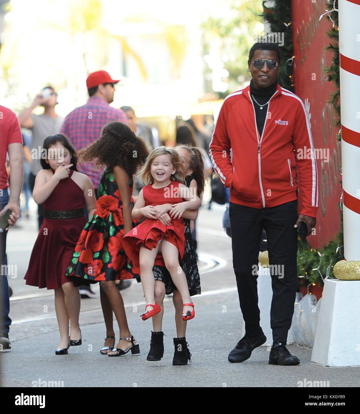 Babyface edmonds family hi-res stock photography and images - Alamy