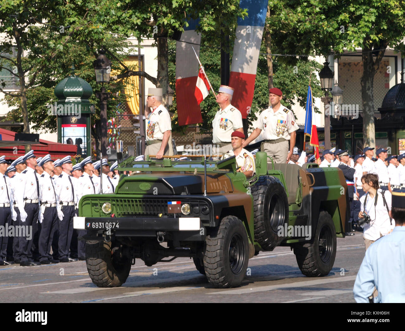 This photograph captures the ACMAT VLRA (Véhicule Léger de ...