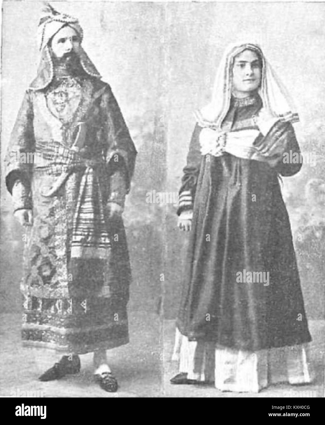Scene from Act III, Scene III of a play featuring characters Munuza and ...