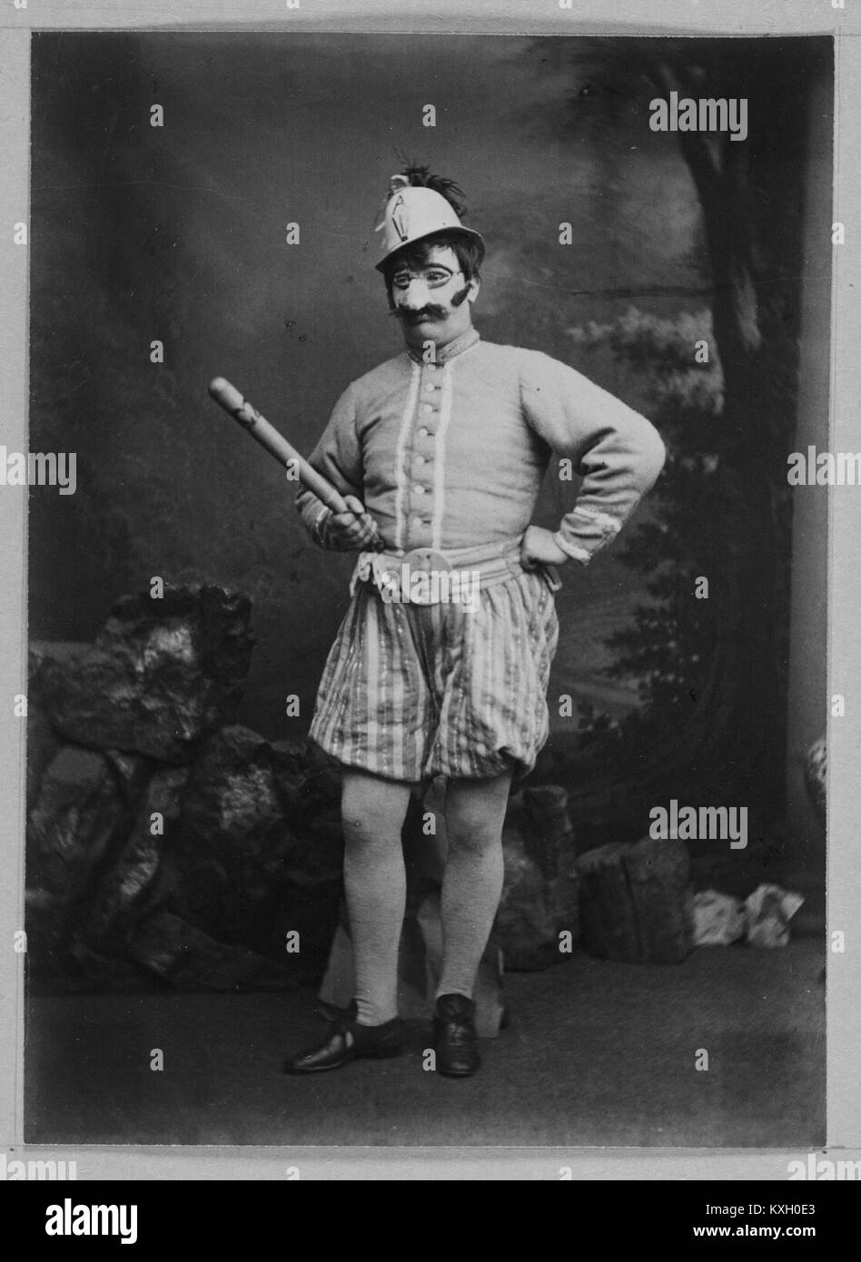 A black-and-white photograph from the Weir Collection showing an actor ...