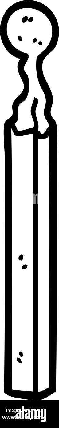 cartoon burnt match Stock Vector Image & Art - Alamy