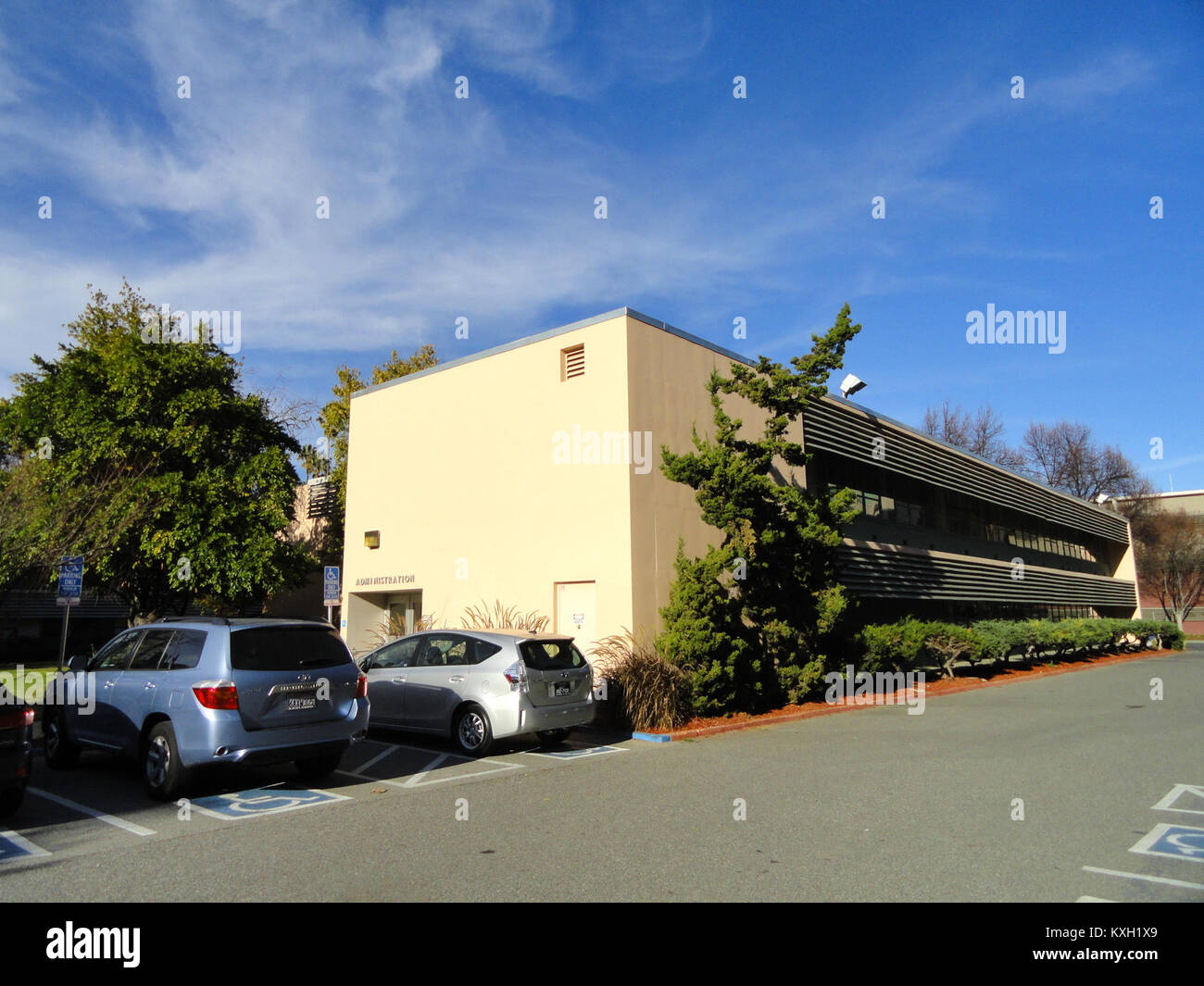 The Administration Building at San José State University, captured in ...