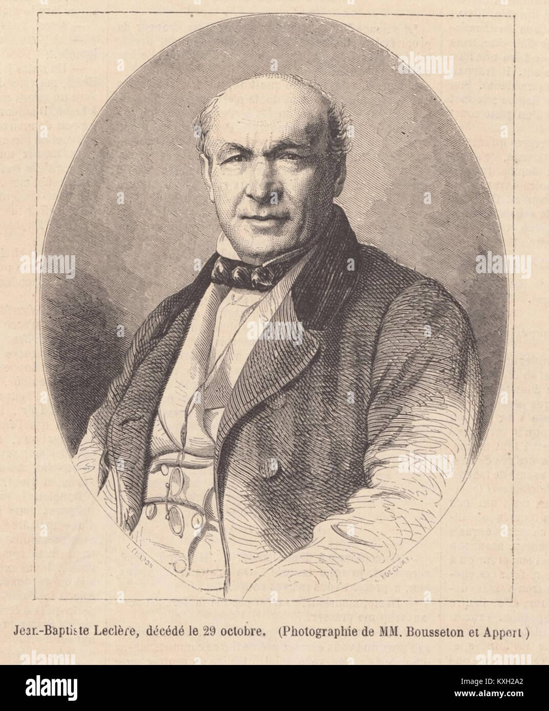 Adolphe Leclère (1819-1878) was a French actor notable for his work in ...