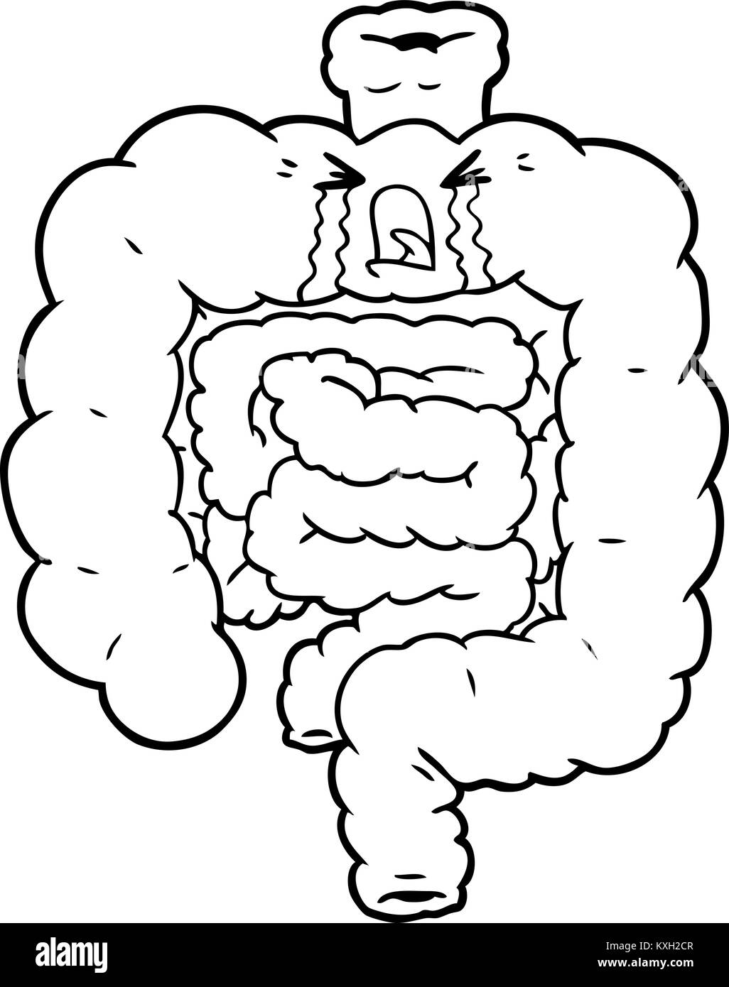 Guts illustration Black and White Stock Photos & Images - Alamy