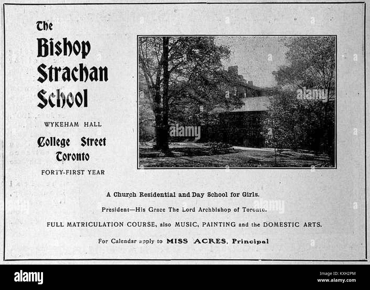 Bishop strachan school toronto hi-res stock photography and images - Alamy