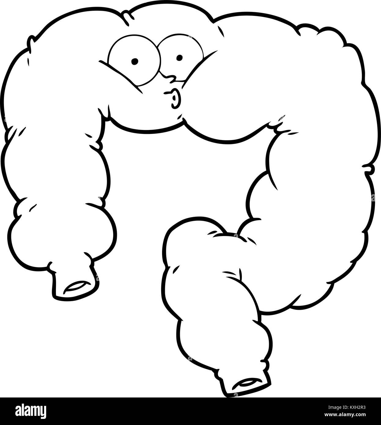 cartoon surprised colon Stock Vector Image & Art - Alamy