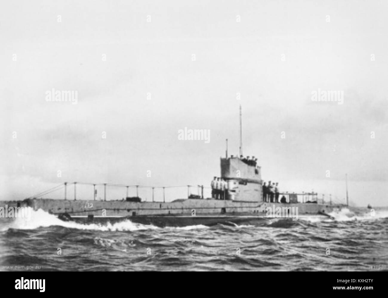 The AE2, a notable Australian submarine from World War I, displayed in ...