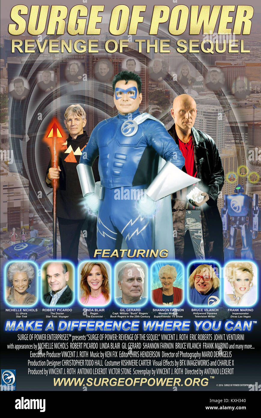 SURGE OF POWER: REVENGE OF THE SEQUEL, US poster, top, Eric Roberts ...