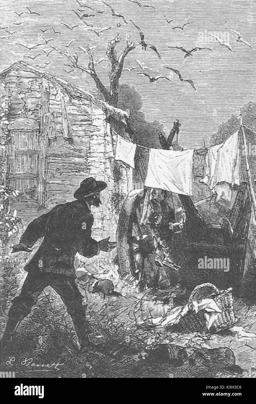 'The Vanished Diamond' by Léon Benett is an illustration depicting ...