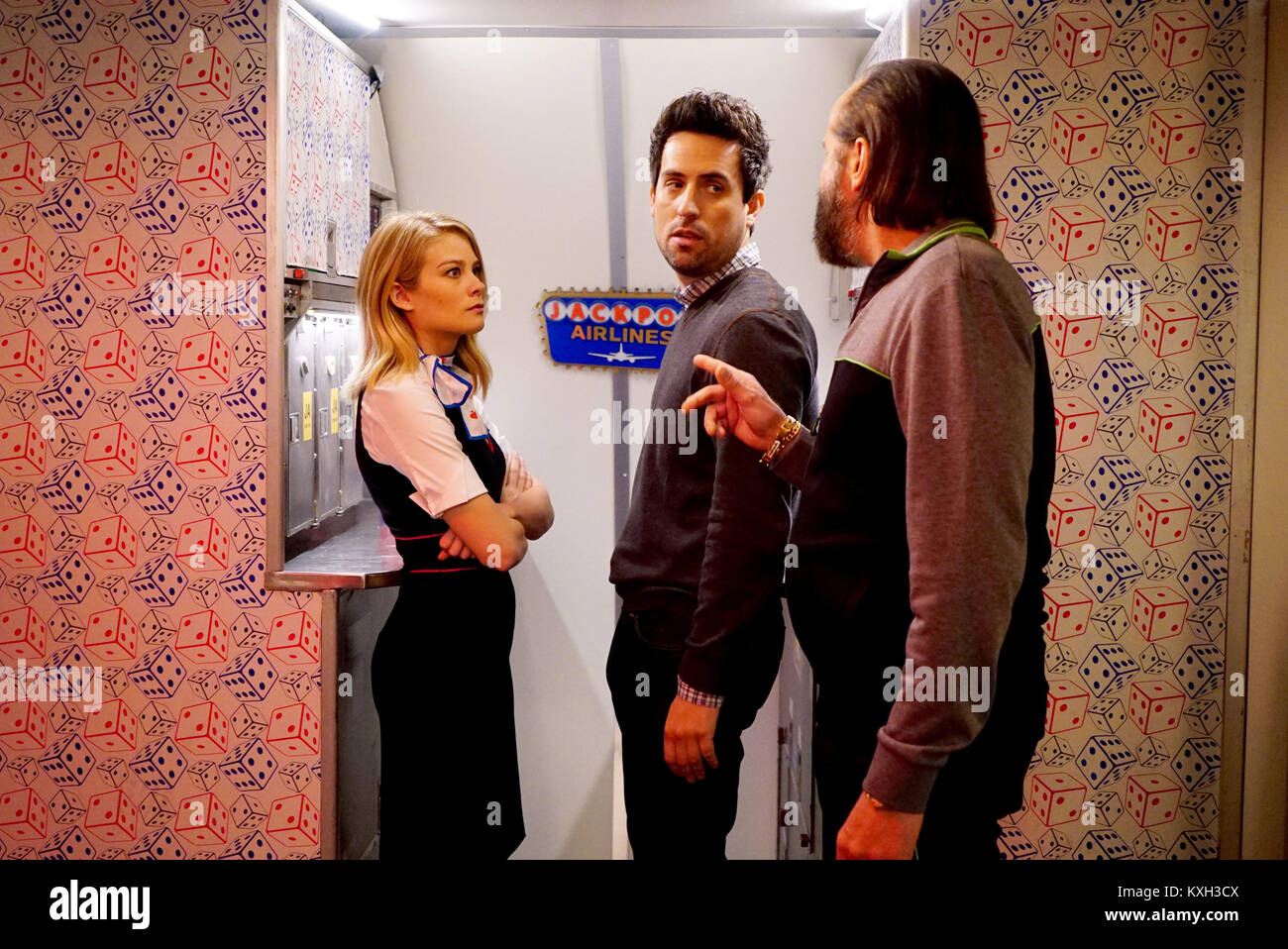 LA TO VEGAS, l-r: Kim Matula, Ed Weeks, Peter Stormare in 'Pilot' (Season 1, Episode 1, aired ...